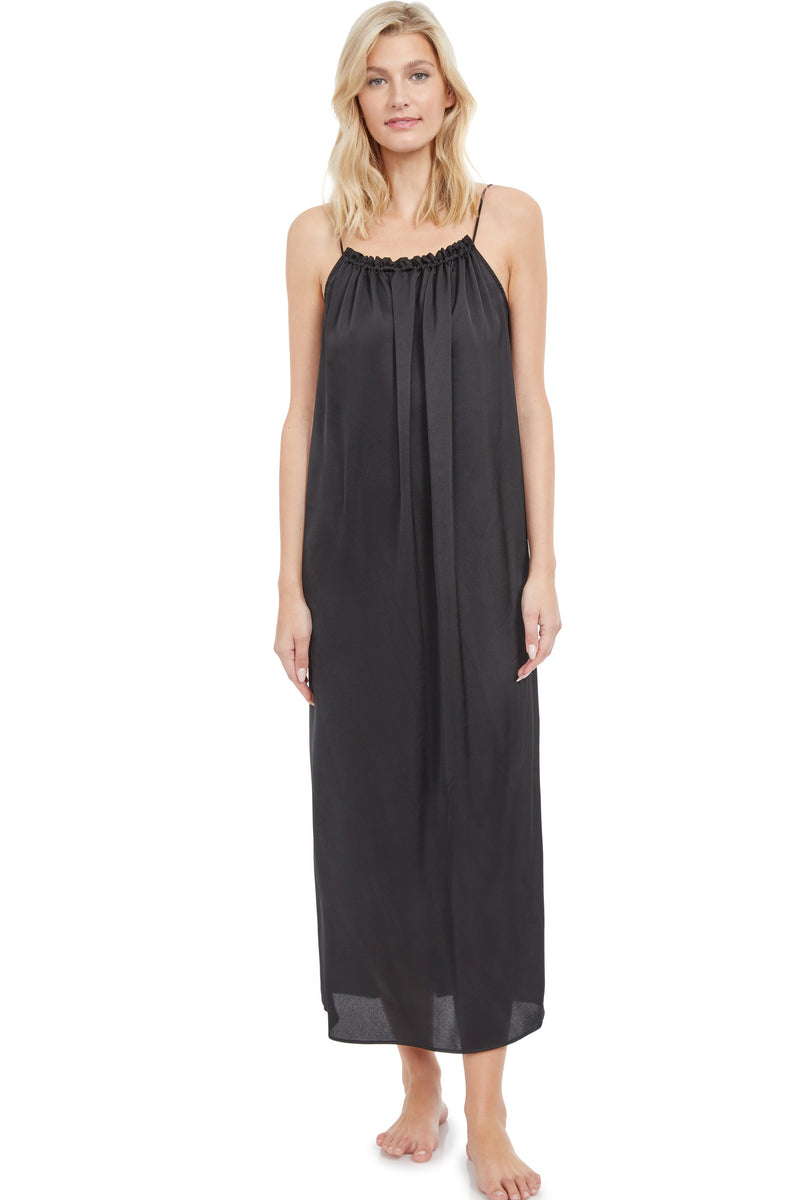 GOTTEX QUEEN OF PARADISE HIGH NECK LONG COVER UP DRESS – Gottex